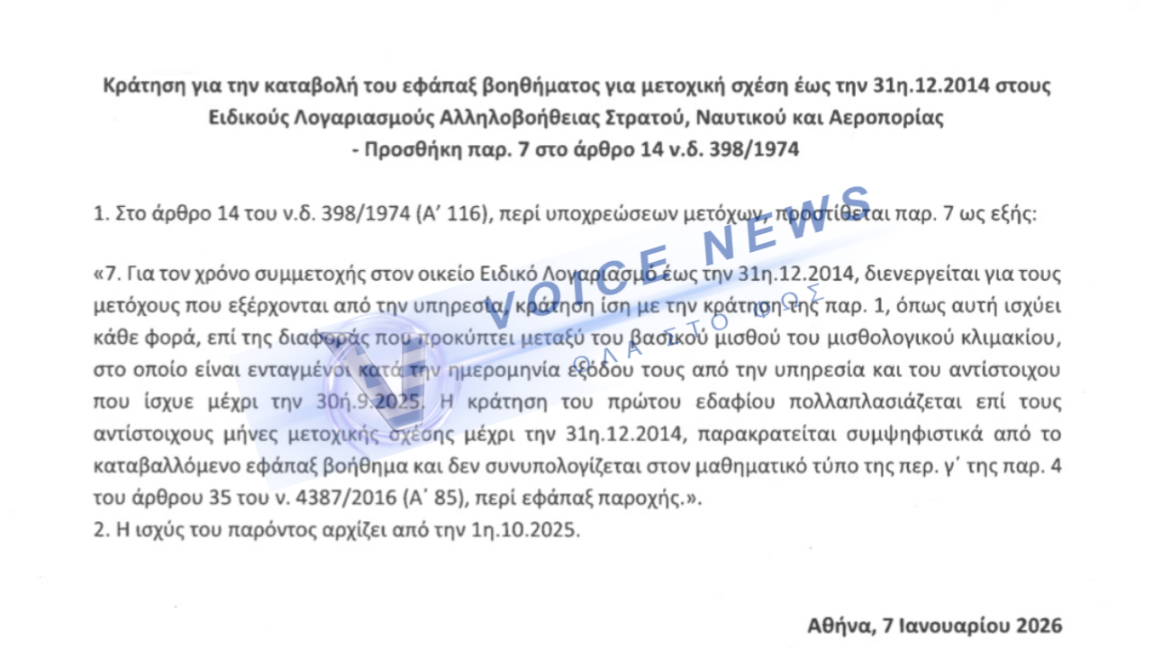 ΣΑΝ ΤΟ ΚΛΕΦΤΗ…. ΤΡΟΠΟΛΟΓΙΑ ΠΟΥ ΣΟΚΑΡΕΙ ΚΑΤΑΤΕΘΗΚΕ ΝΥΧΤΑ ΑΠΟ ΤΟΝ ΥΕΘΑ ...